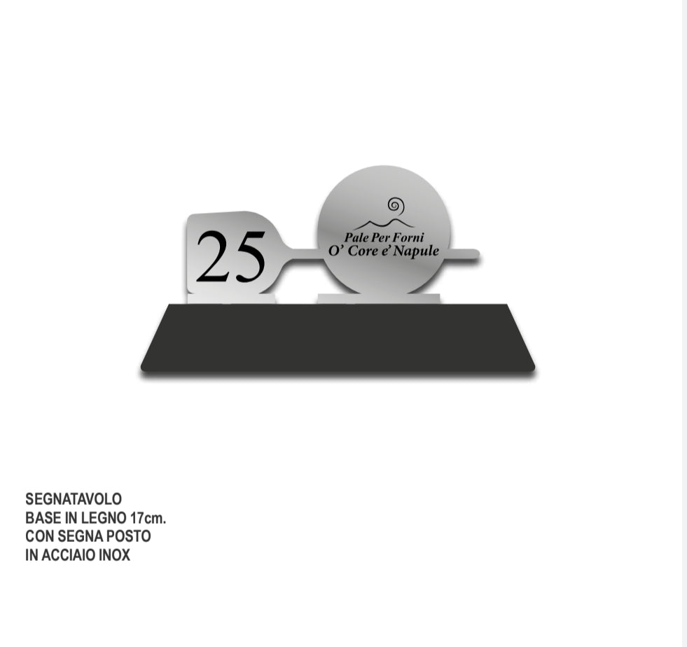 SEGNA TAVOLO - SEGNA POSTI – Pale e forni o' core è Napule